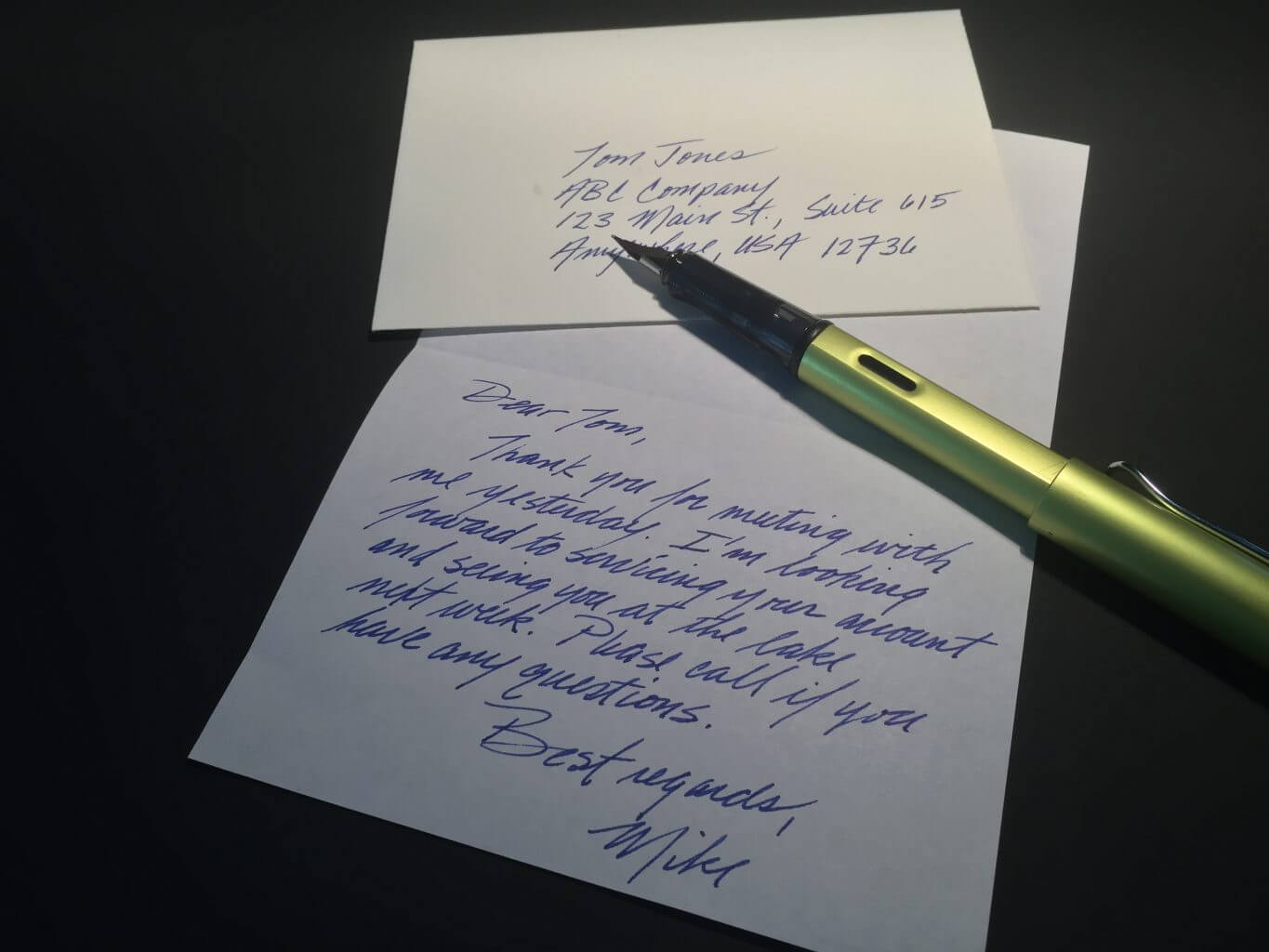 Handwriting Service - The Handwritten Card