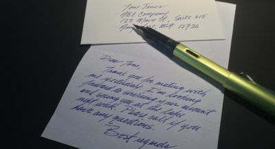 Handwritten cards to promote your business. Appreciate clients by ...